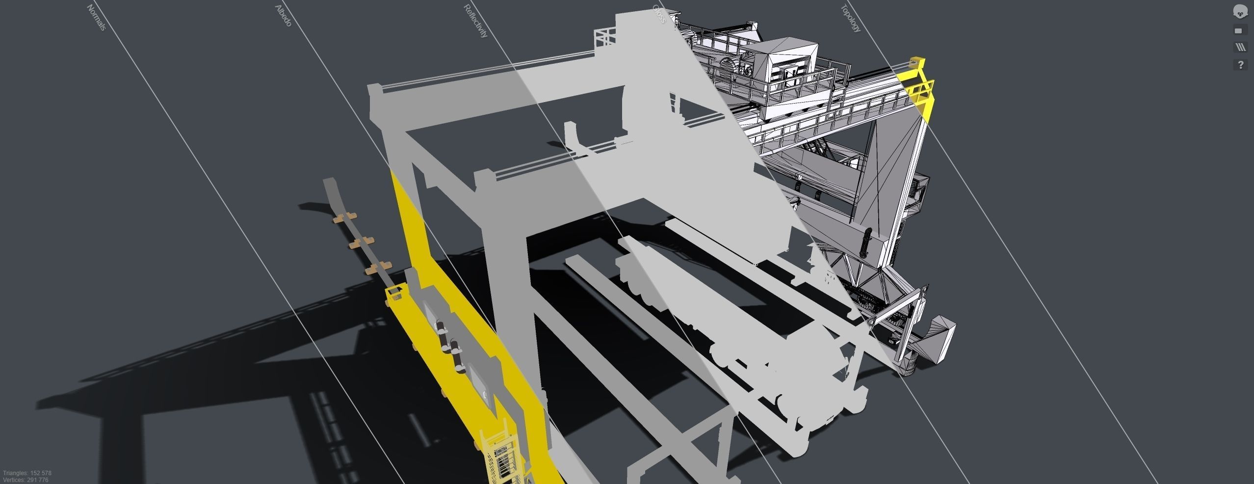 Overhead crane 3D model | CGTrader