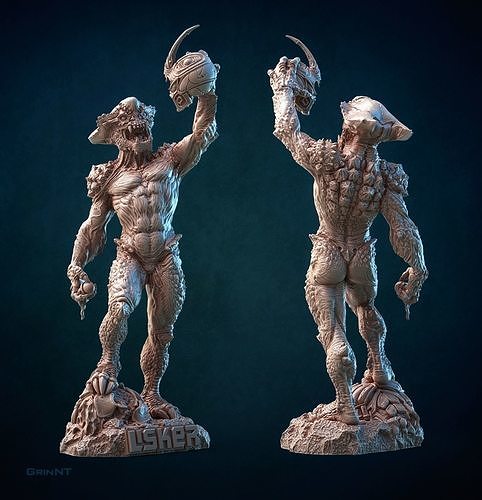Lisker from Guyver Pose 2 for print 3D model 3D printable | CGTrader