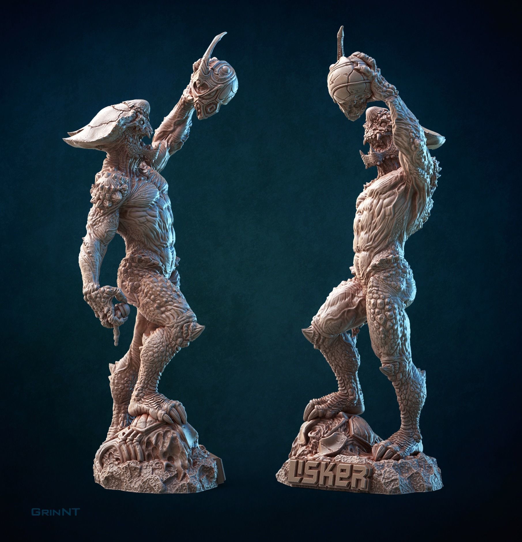 Lisker from Guyver Pose 2 for print 3D model 3D printable | CGTrader