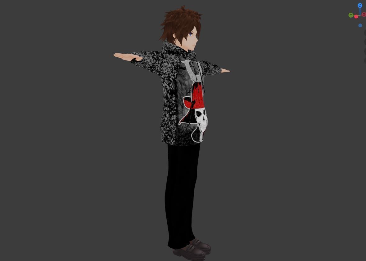 3D model cute anime Boy character m4 VR / AR / low-poly rigged | CGTrader