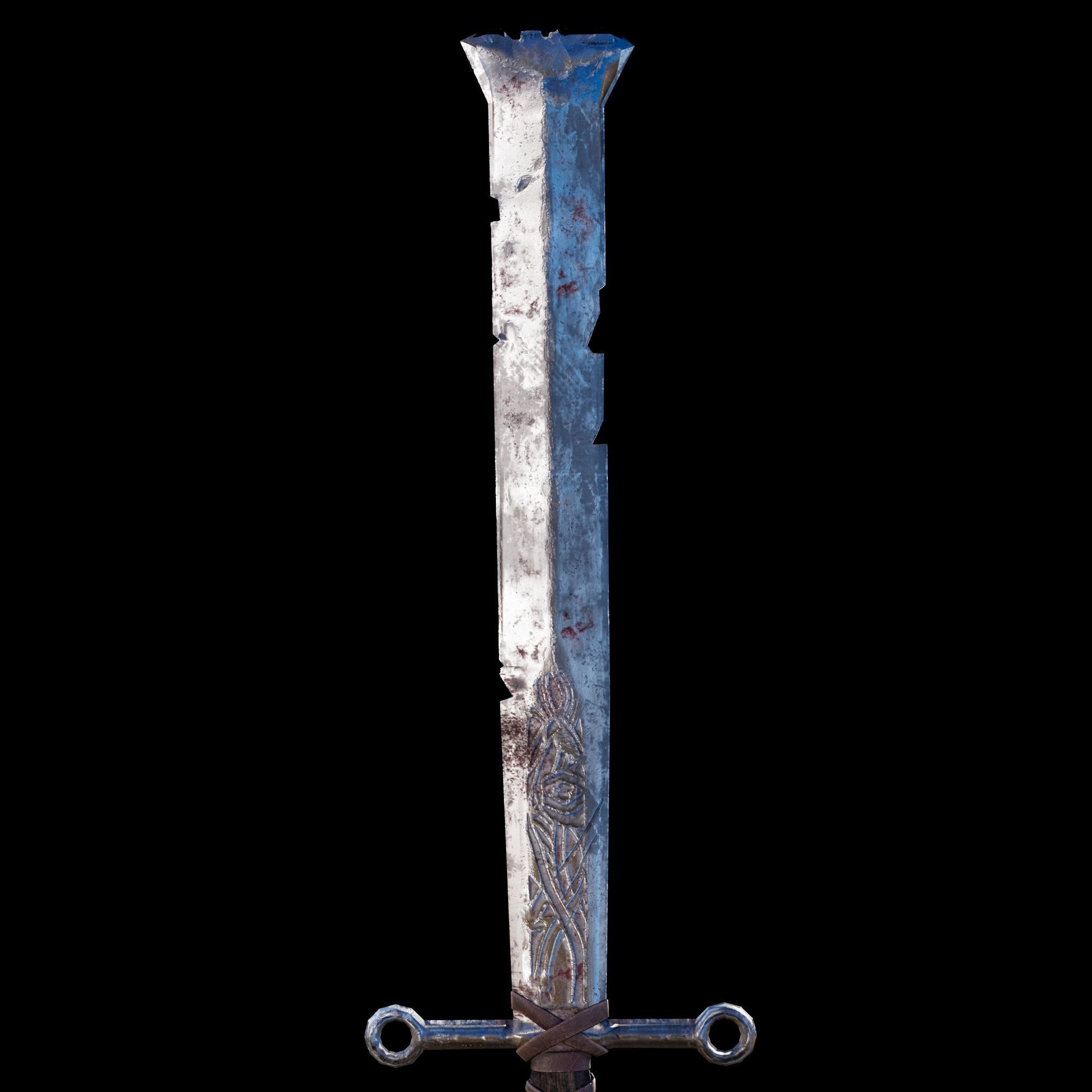 3D model Fantasy Broad Sword VR / AR / low-poly | CGTrader