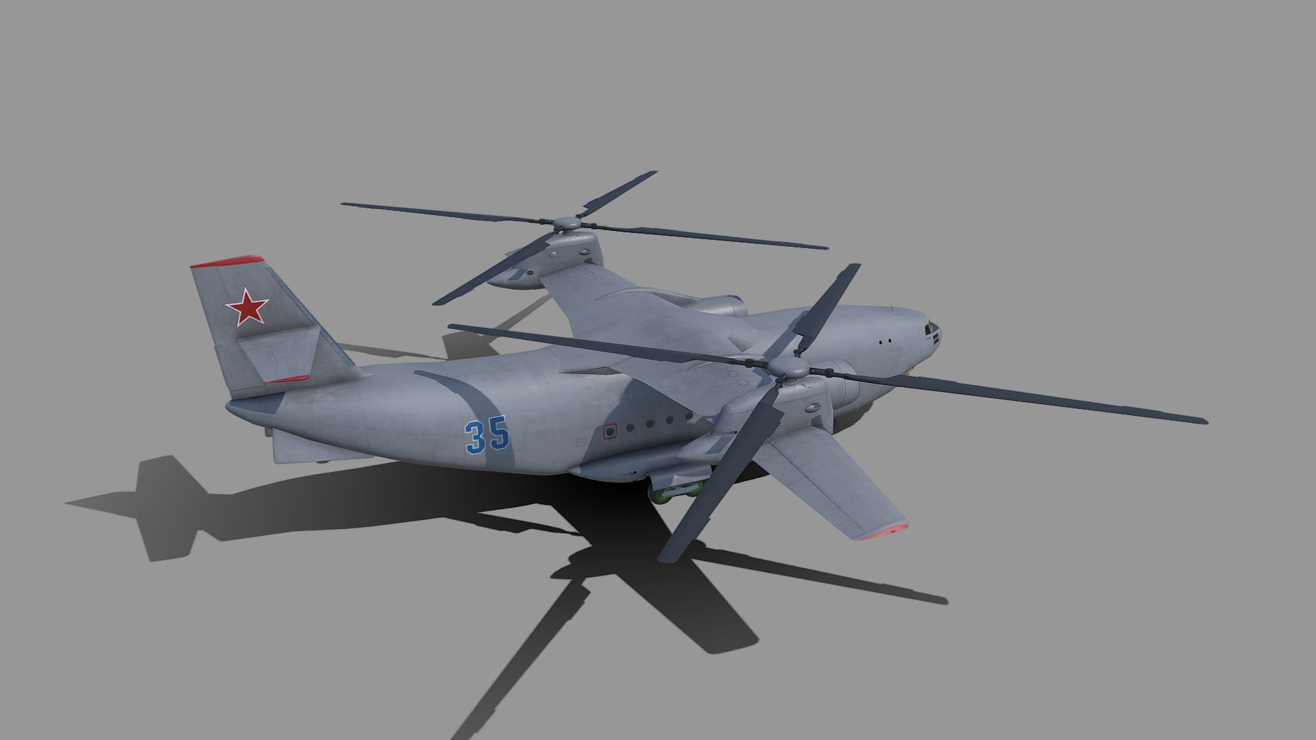 Kamov Ka-35 concept helicopter 3D model | CGTrader