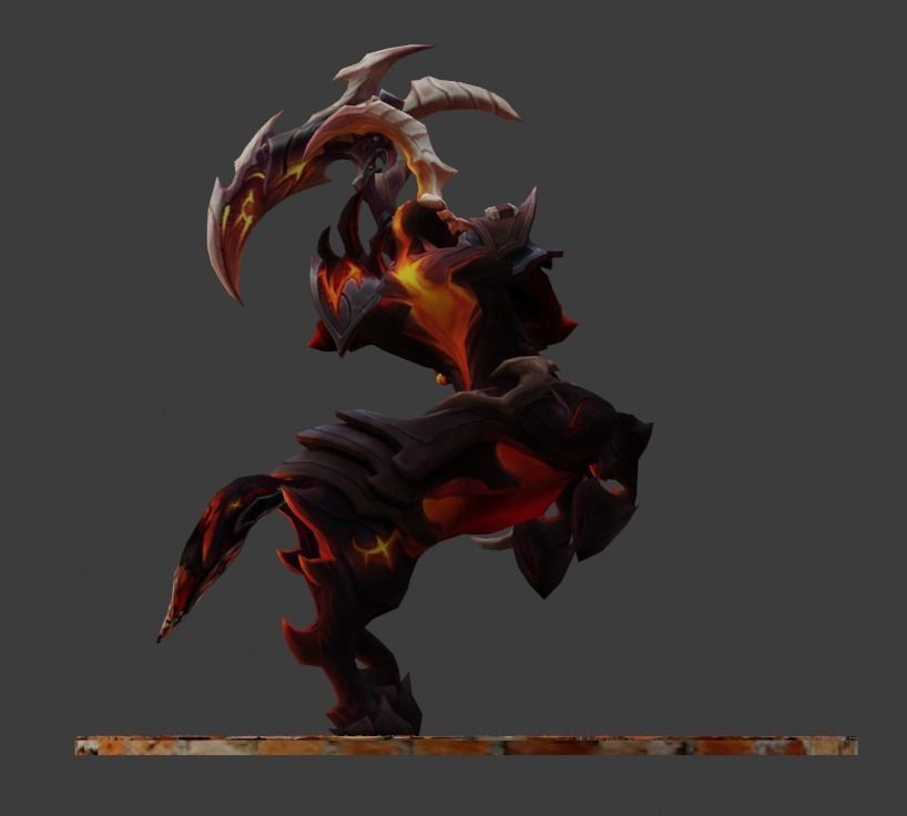High Noon Hecarim 3D model 3D printable | CGTrader