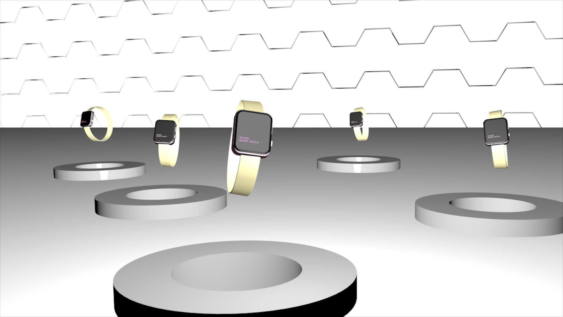 Sample 3d model of Smartwatch free 3D model | CGTrader