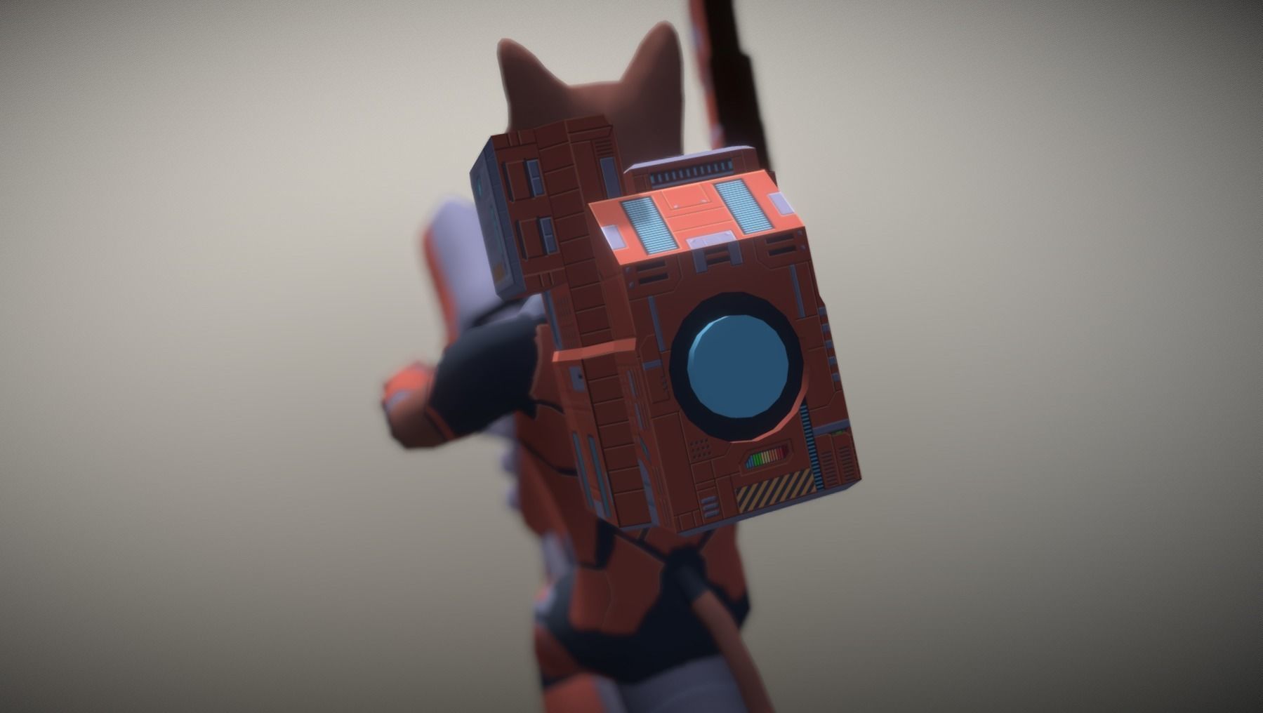 3D model Cat bounty hunter VR / AR / low-poly | CGTrader