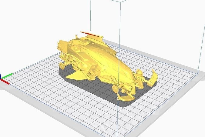 ROCKET LEAGUE VULCAN 3D model 3D printable | CGTrader