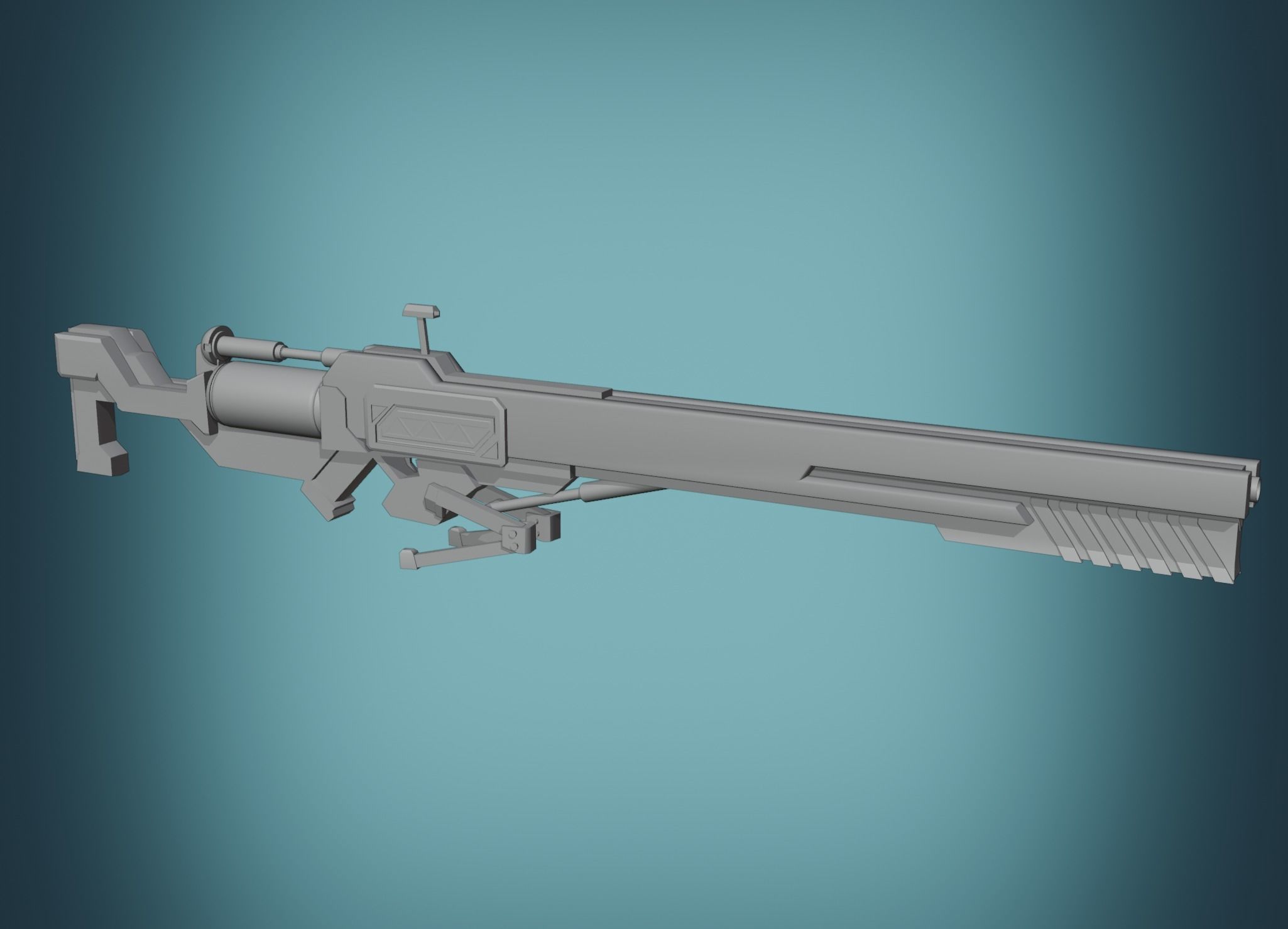 assault-rifle free VR / AR / low-poly 3D model | CGTrader