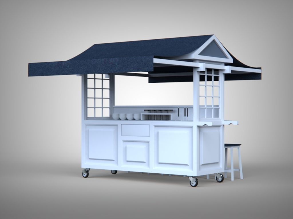 Food Cart 3D model | CGTrader