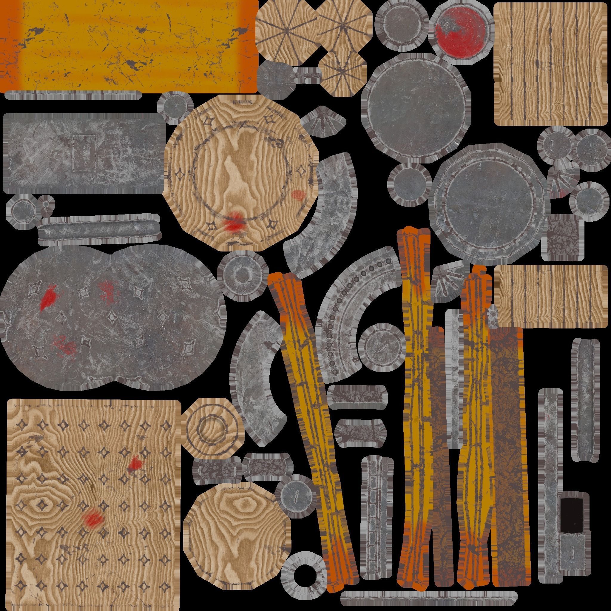 Modular Obstacles Pack 2 for Game Low-poly 3D model free VR / AR / low ...