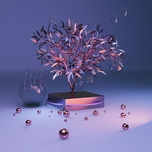 Abstract Bubble 3D model | CGTrader