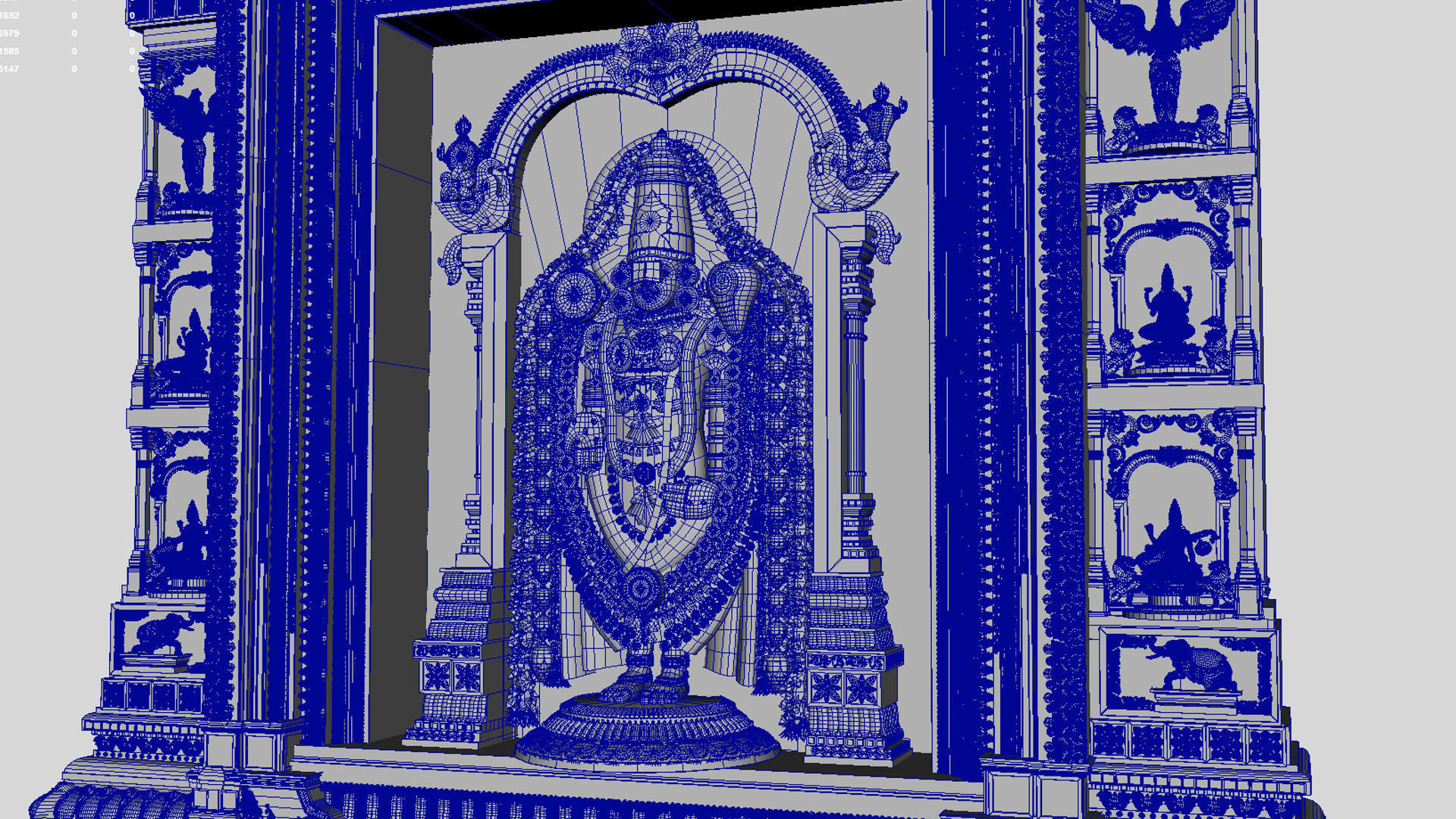 Lord Balaji Venkateswara 3d Model 3d Model Cgtrader