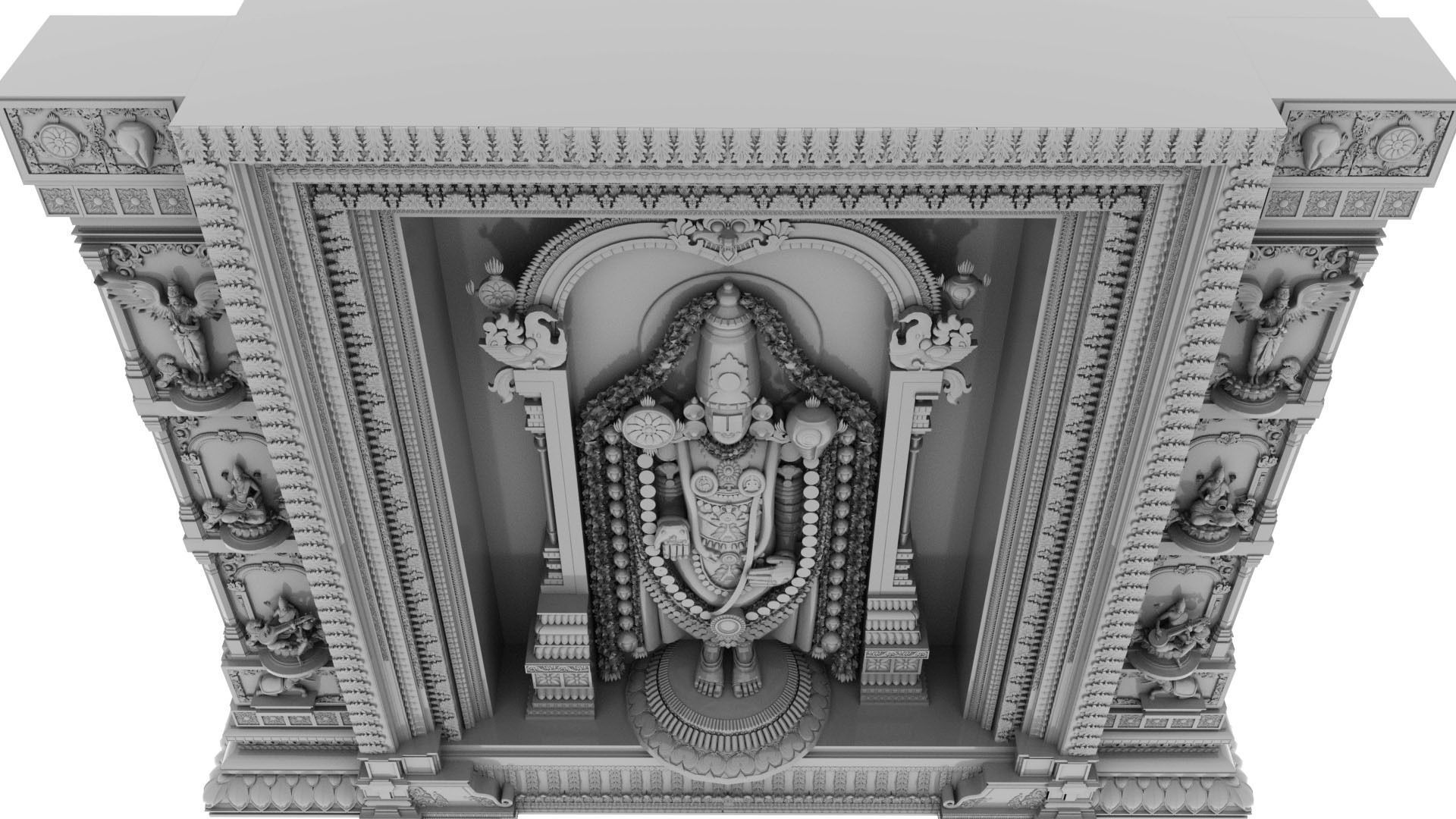 lord balaji venkateswara 3d model 3D model | CGTrader