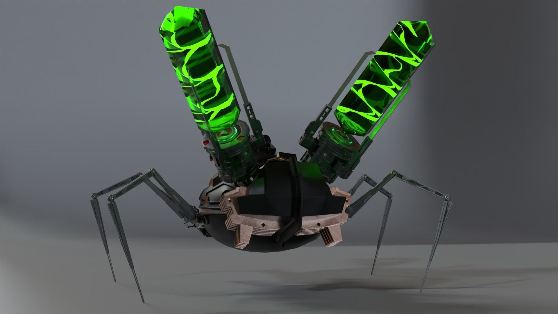 3D model Virus Bot Game Ready VR / AR / low-poly | CGTrader