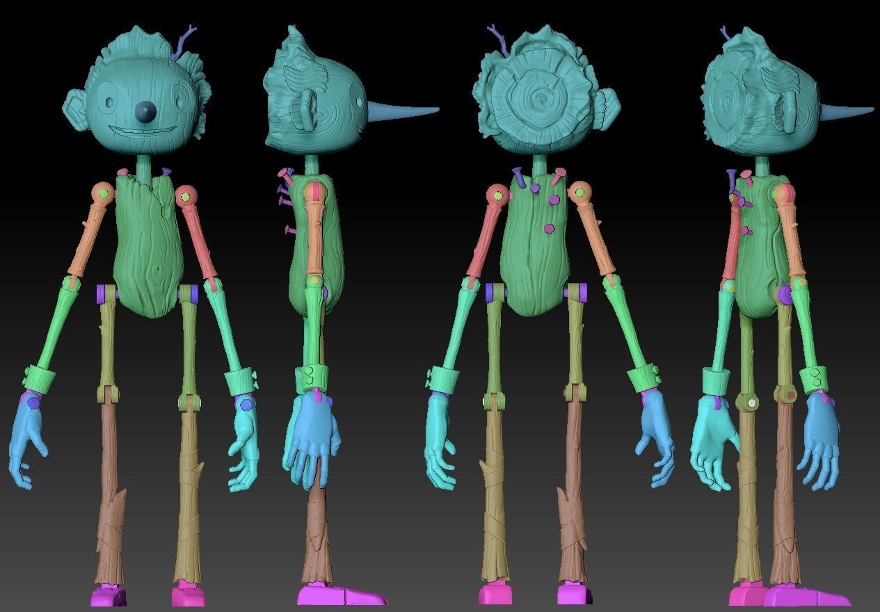 PINOCHO GUILLERMO DEL TORO NETFLIX 3D model 3D printable | CGTrader