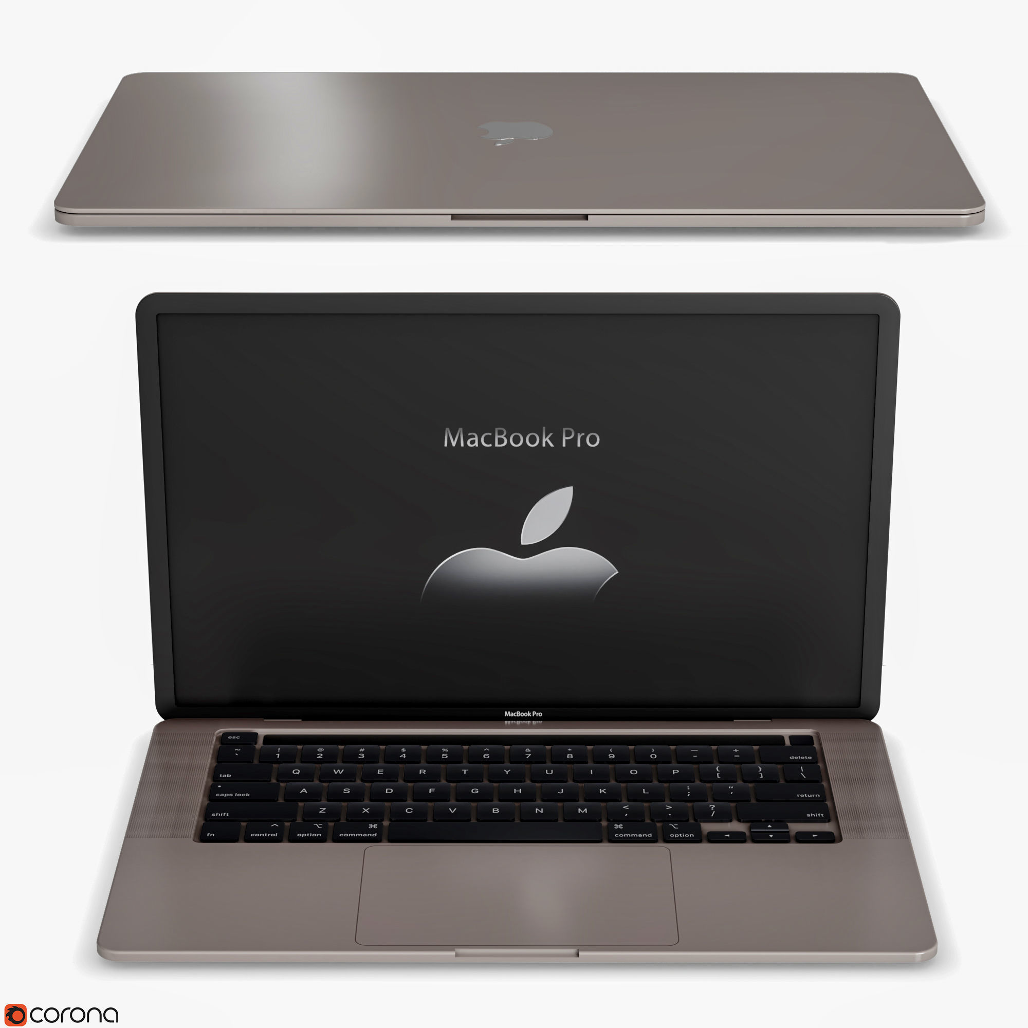 MacBook Pro All Colors 3D model | CGTrader