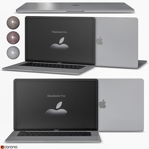 MacBook Pro All Colors 3D model | CGTrader