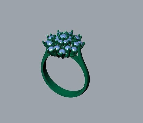 FLOWER RING free 3D model 3D printable | CGTrader