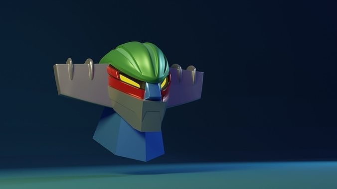 Jeeg Robot Head 3D model 3D model | CGTrader