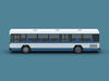 3D model Cartoon Stylized City Bus Classic 80s VR / AR / low-poly ...