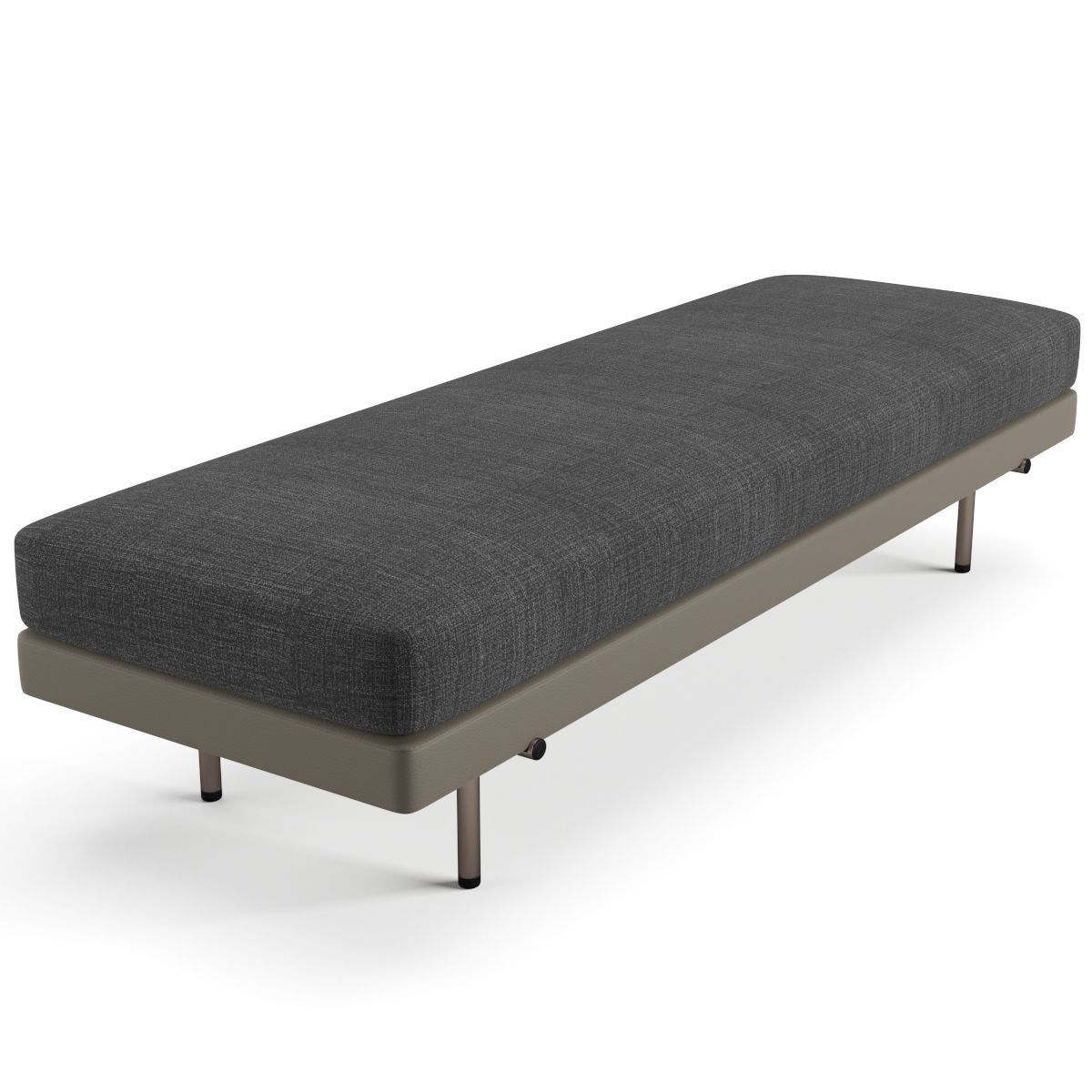 Minotti Torii Bench Ottoman Set 3D model | CGTrader