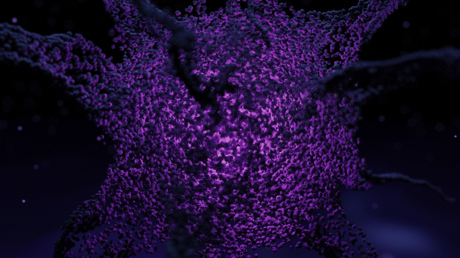 Particle simulation Blender 3D modeling 3D model animated | CGTrader