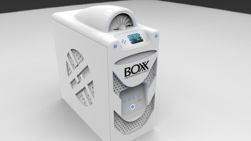 BOXX workstation model 2 free 3D model | CGTrader