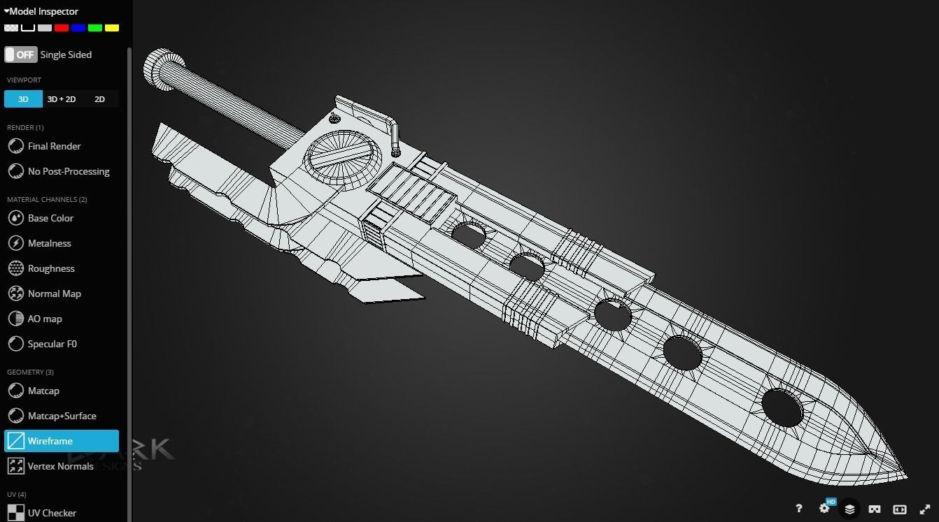 3D model Leviathan Blade VR / AR / low-poly | CGTrader