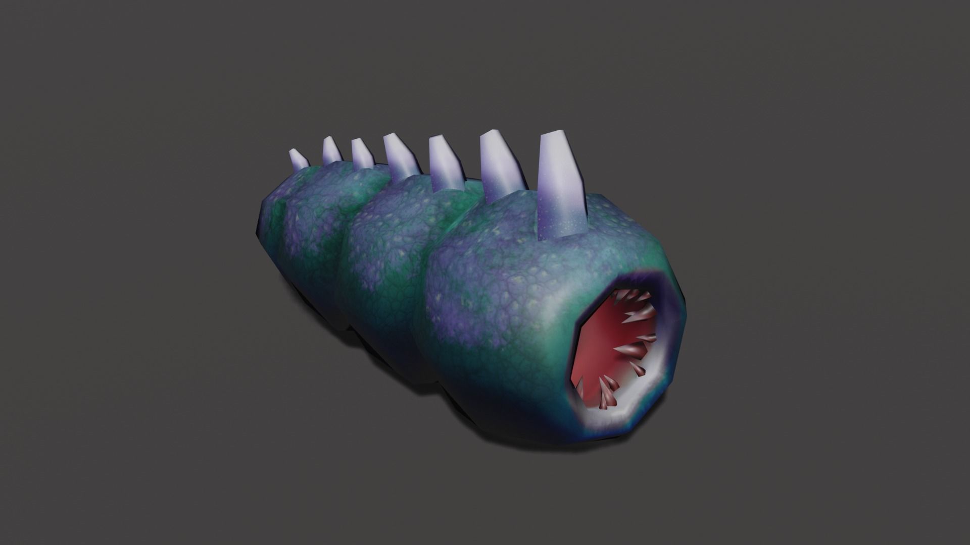 3D model Low poly Abyss Worm VR / AR / low-poly | CGTrader