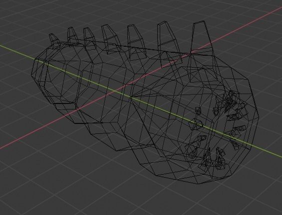 3D model Low poly Abyss Worm VR / AR / low-poly | CGTrader