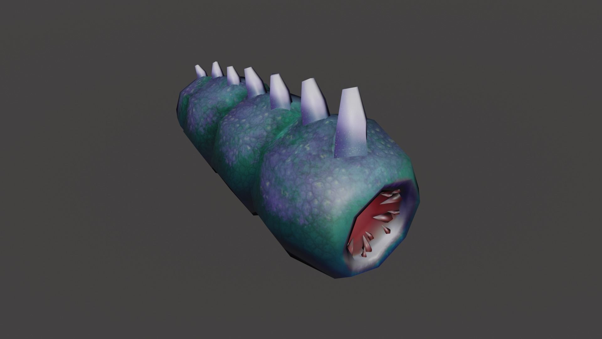 3D model Low poly Abyss Worm VR / AR / low-poly | CGTrader