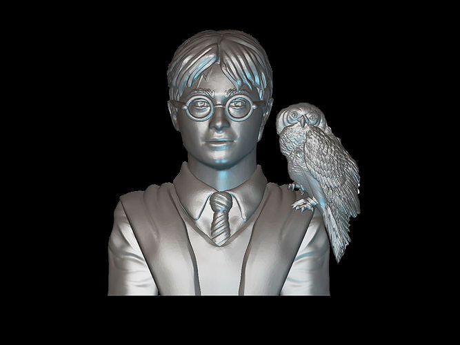 Harry Potter 3d model for cnc machines and 3d printers 3D model | CGTrader