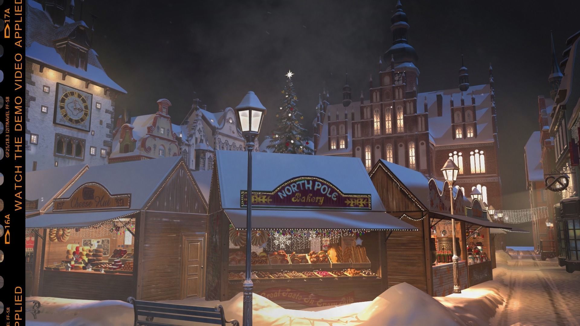 3D model Christmas Mini Market VR / AR / low-poly | CGTrader