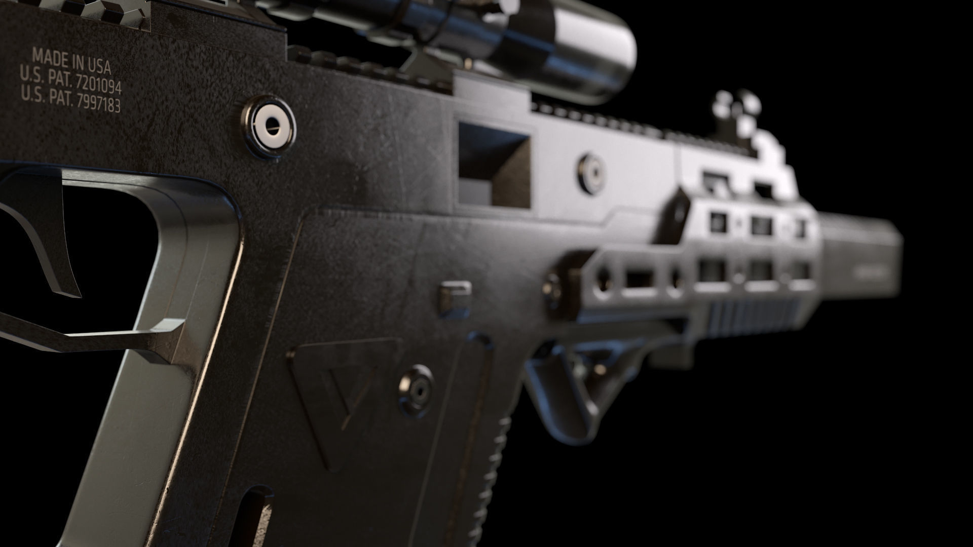 Kriss Vector CRB 2020 3D model | CGTrader