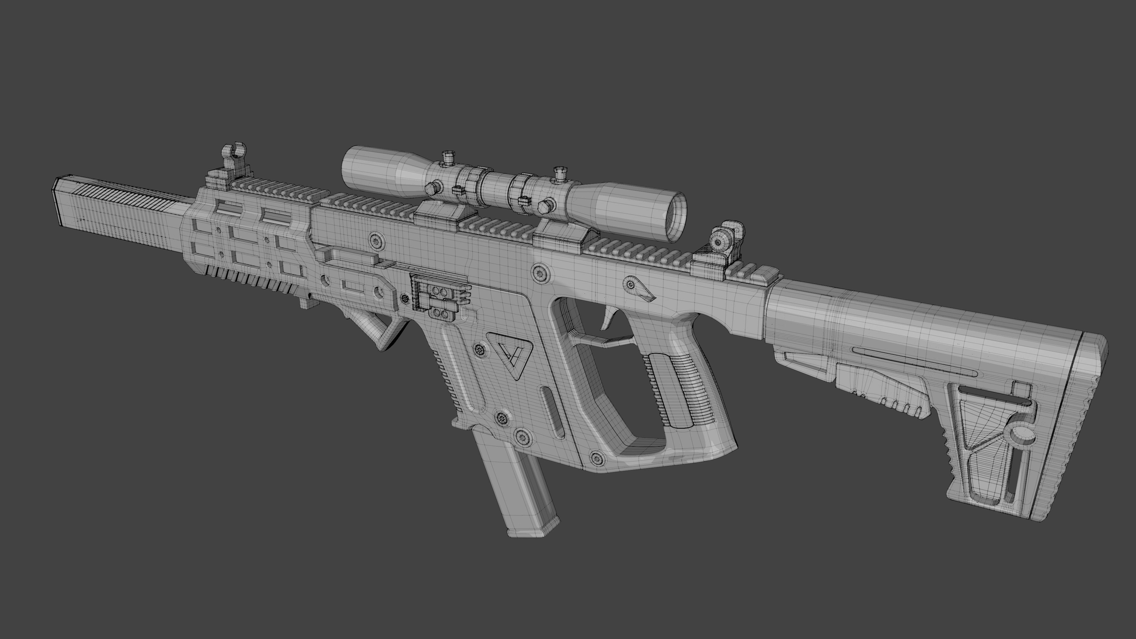 Kriss Vector CRB 2020 3D model | CGTrader