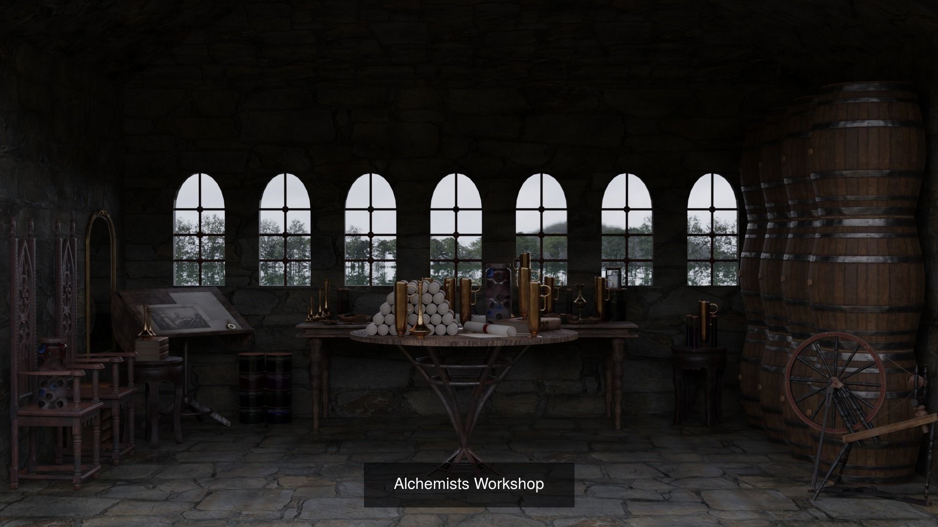 Potion rooms and extras 3D Model Collection | CGTrader