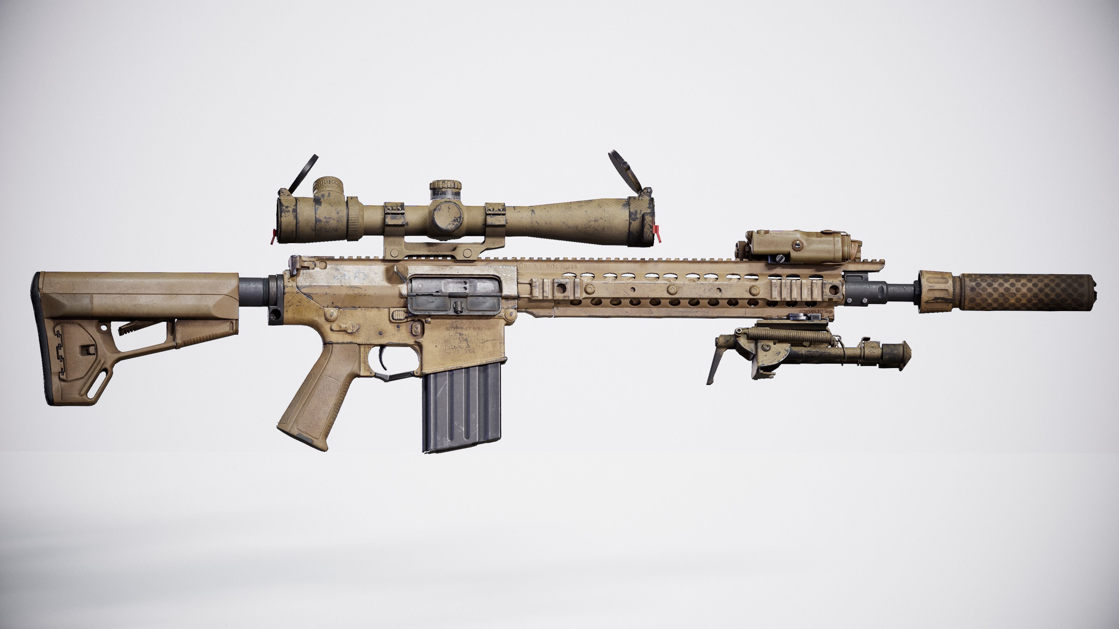 3D model KAC M110k1 VR / AR / low-poly | CGTrader