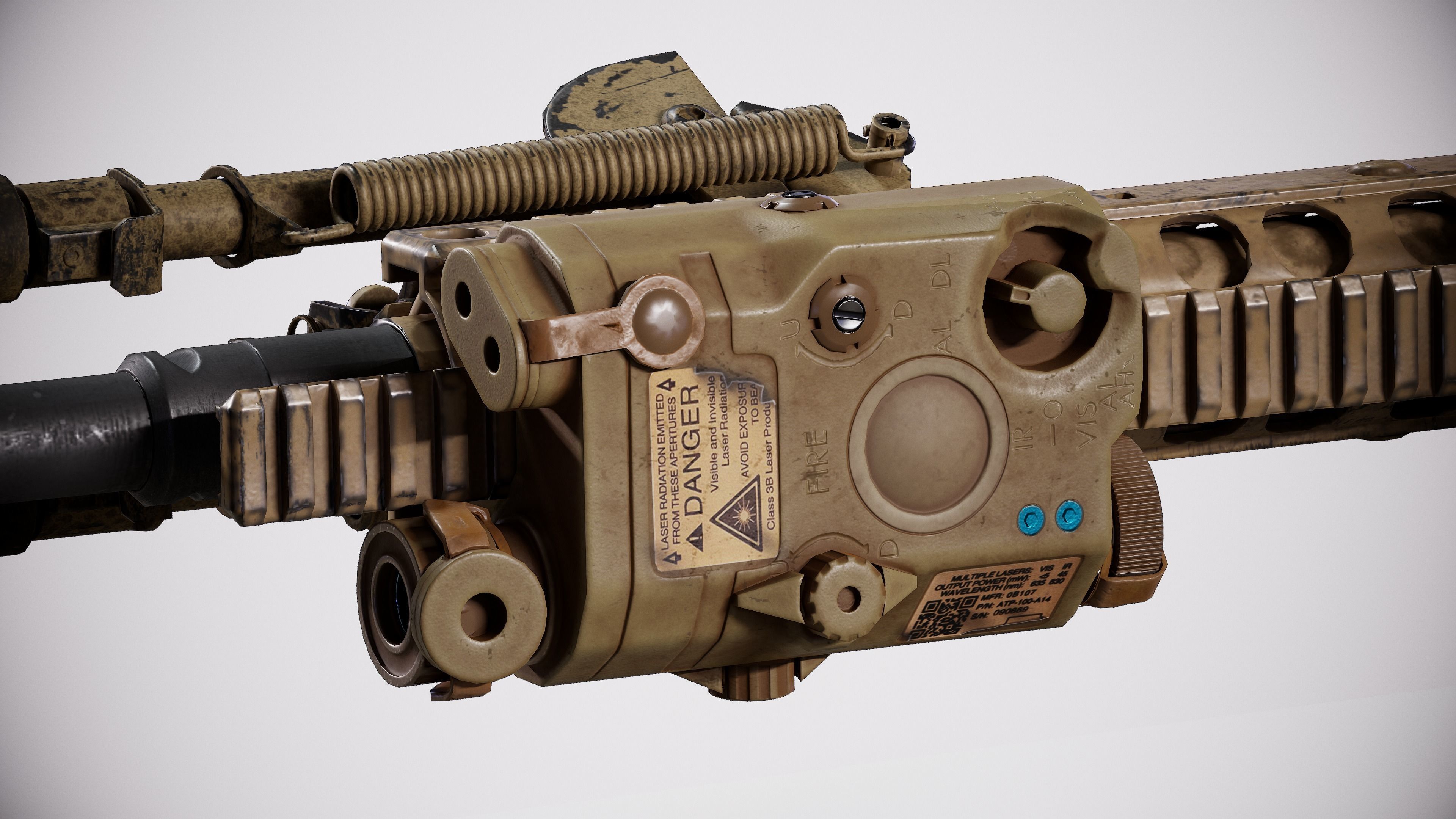 3D model KAC M110k1 VR / AR / low-poly | CGTrader