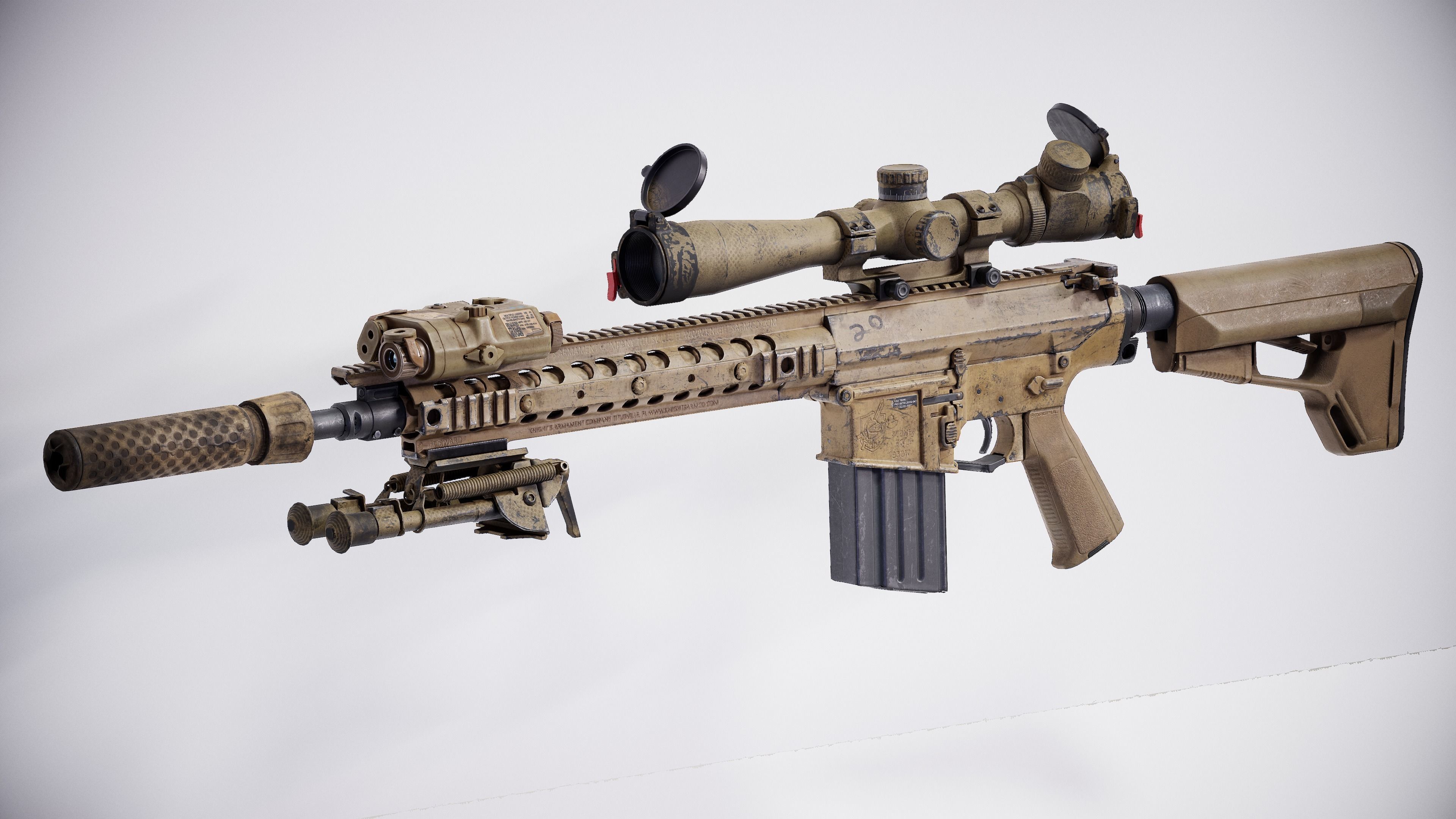 3D model KAC M110k1 VR / AR / low-poly | CGTrader