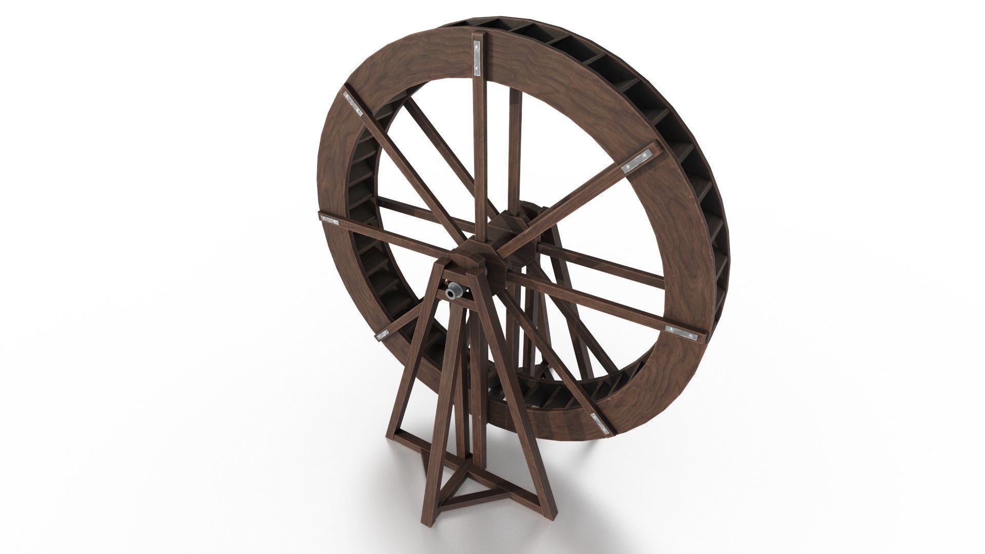 3D model Medieval Water Wheel VR / AR / low-poly | CGTrader