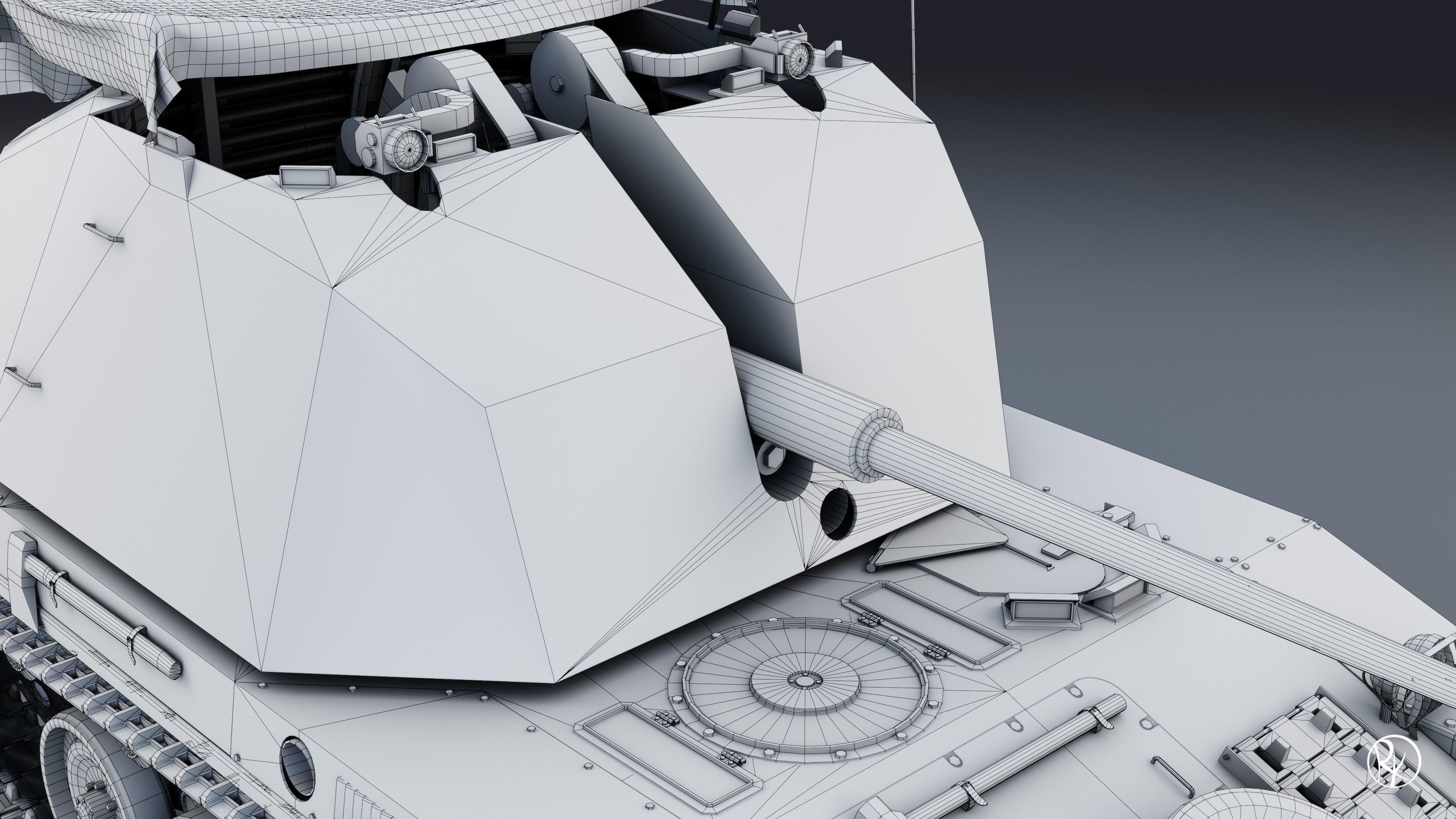 AMX-13 DCA 40 PBR Model 3D model | CGTrader