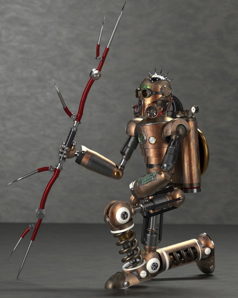 steampunk model 3D model | CGTrader