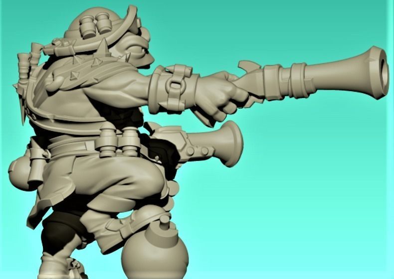 Toad Hunter 3D model 3D printable | CGTrader