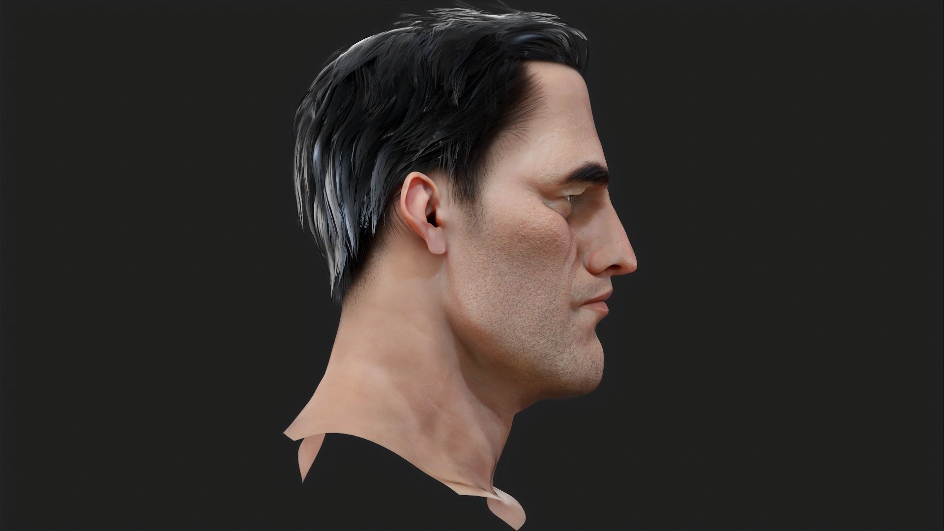 3D model Jason Realistic model of male head VR / AR / low-poly | CGTrader