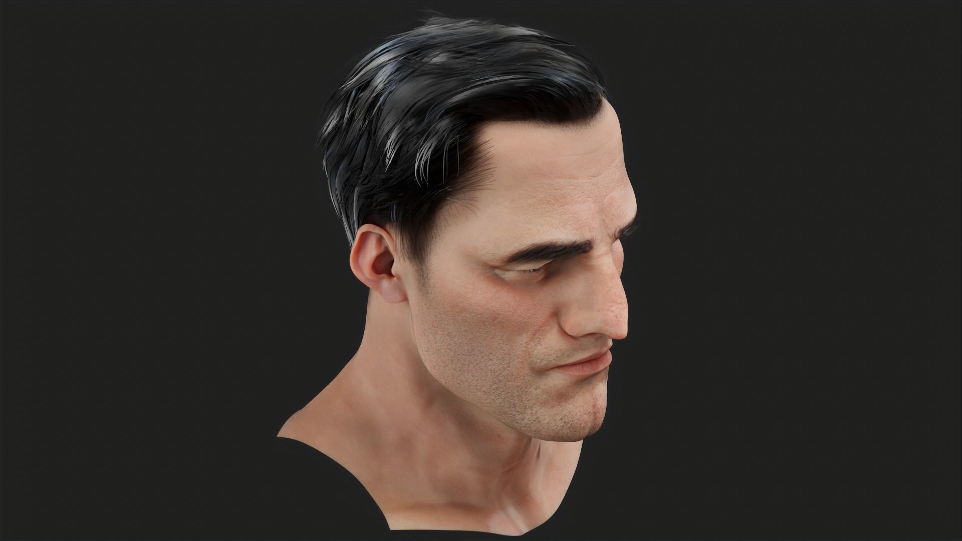 3D model Jason Realistic model of male head VR / AR / low-poly | CGTrader