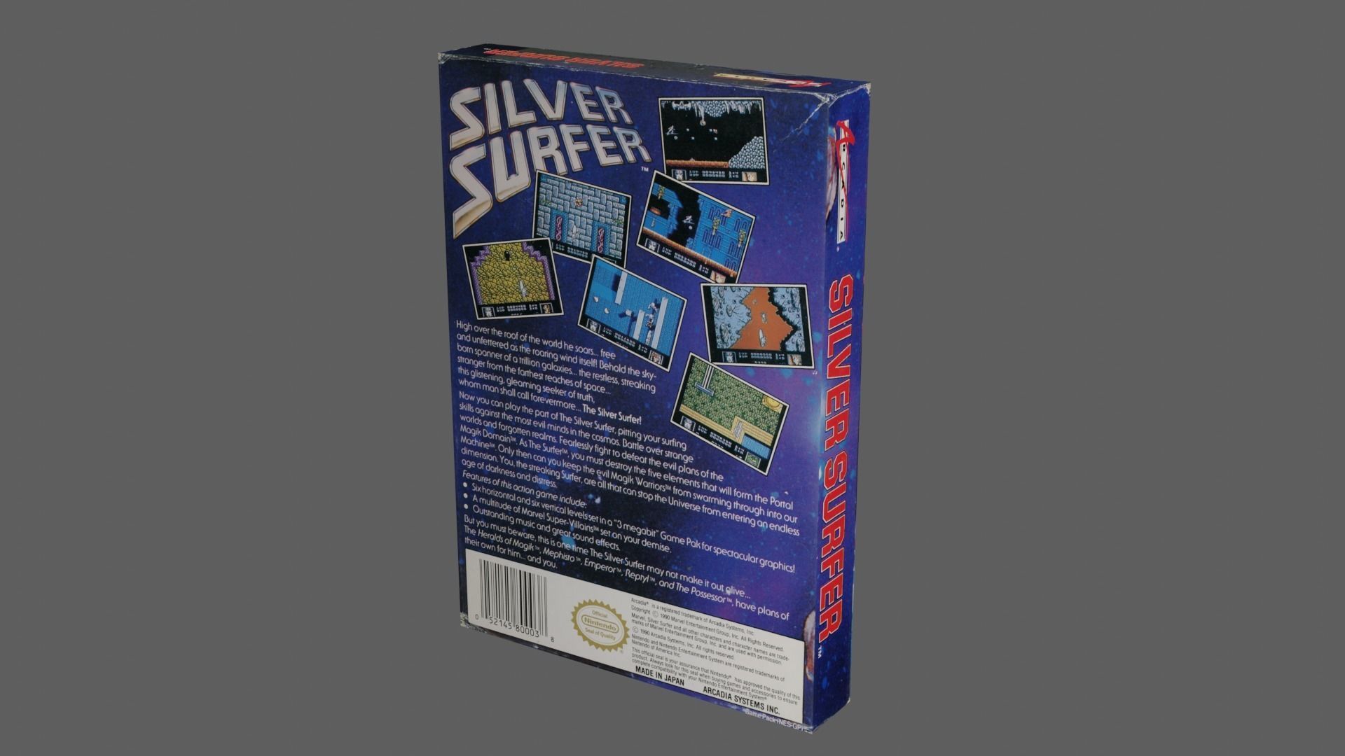 3D model Nintendo NES Boxed Games Collection - 8bit VR / AR / low-poly ...