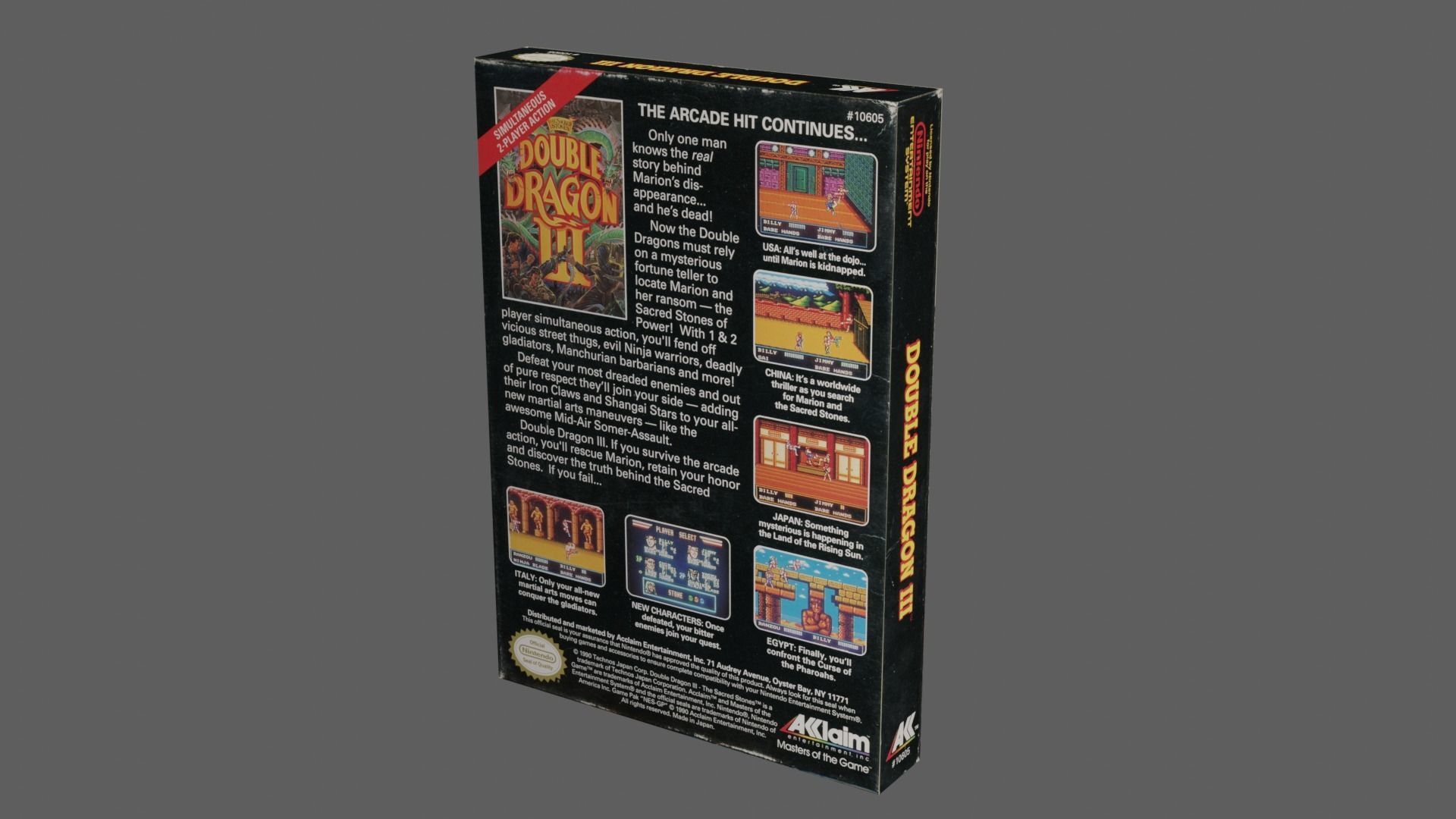 3D model Nintendo NES Boxed Games Collection - 8bit VR / AR / low-poly ...