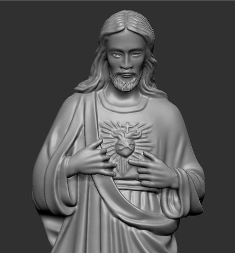 Jesus statue 3D model 3D printable | CGTrader