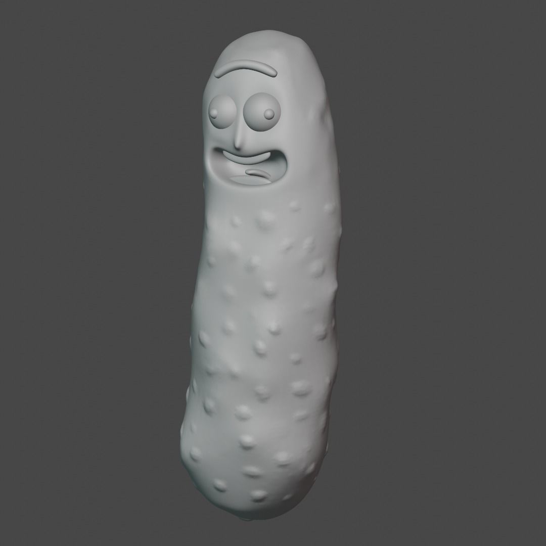 Pickle Rick for 3D printing 3D model 3D printable | CGTrader