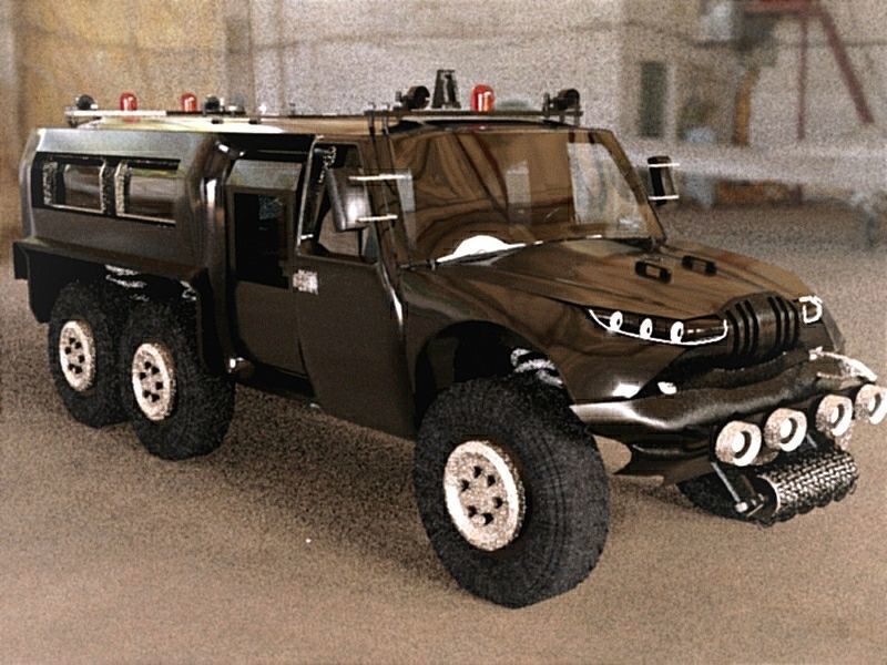 3D model TERMINATOR concept truck VR / AR / low-poly | CGTrader