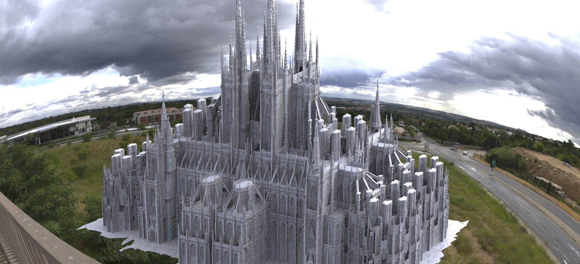 Bloodborne inspired Town Gothic architecture 3D model | CGTrader